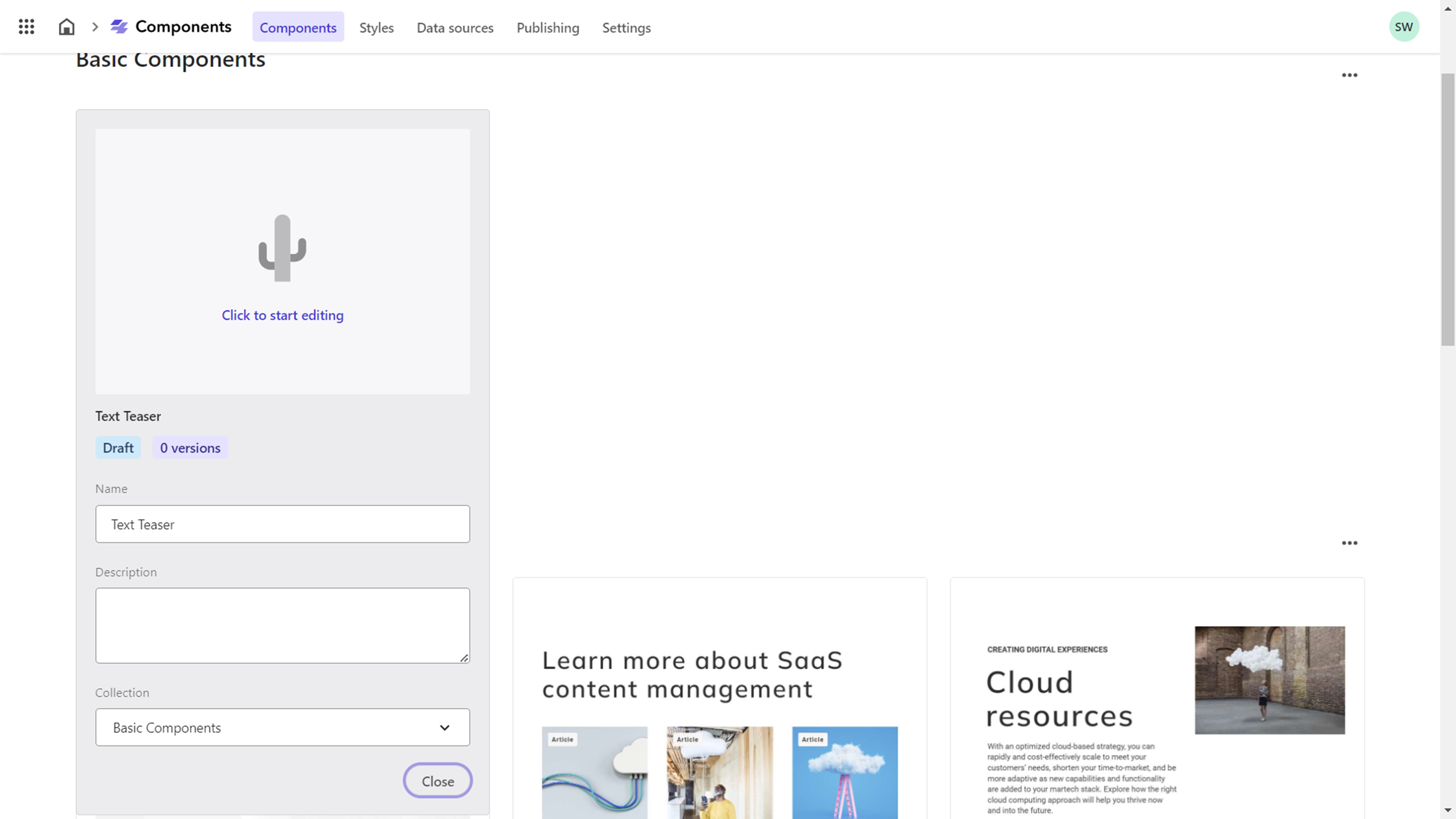 Tutorial: Create your first XM Cloud no-code component